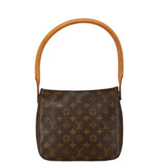 Louis Vuitton | Bags | Louis Vuitton Looping Mm Shoulder Bag Brown ...